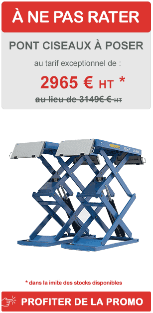 Ponts parking & Ponts élevateur pour garage et atelier automobile